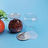 China 900ML Vase Shape Plastic Food Cans With PE Soft Cover for sale