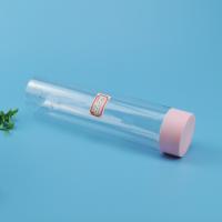 China 550ml 29oz Transparent PET Plastic Juice Bottle With Screw Cap for sale
