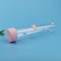 China 350ml 500ml PET 47mm Slim Cylinder Juice Jar Plastic for sale