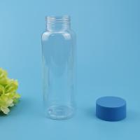 China Blue Lid 18.6 Oz 5500Ml Clear Plastic Beverage Cans for sale