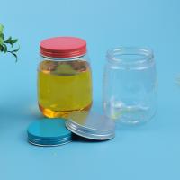China 400ml Transparent Plastic Beverage Jar For Soft Drink for sale