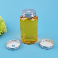 China Clear PET Disposable Plastic Juice Bottle 400ml Customized Logo Printing for sale