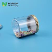 China Customize 150M 180ml 200ml Clear Plastic Food Jars With Lids for sale