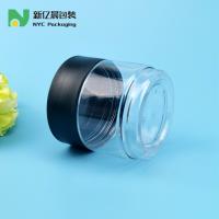 China 438ml Clear PET Food Grade Plastic Jars With Stackable Screw Cap for sale