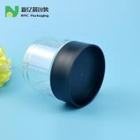 China 438ml Clear PET Food Grade Plastic Jars With Stackable Screw Cap for sale