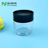 China 438ml Clear PET Food Grade Plastic Jars With Stackable Screw Cap for sale