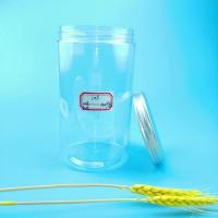 China 1200ml Transparent Sealed Plastic Food Jars For Spice for sale