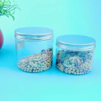 China Kitchen Countertop 400ML Plastic Screw Cap Jars Shrink Wrap Logo for sale
