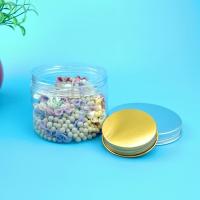 China Kitchen Countertop 400ML Plastic Screw Cap Jars Shrink Wrap Logo for sale