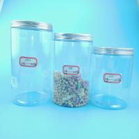 China Wide Mouth 100mm Diamater Plastic Screw Cap Jars For Candy for sale