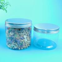 China 270ml 1360ml Clear Plastic Screw Cap Jars For Food Storage for sale