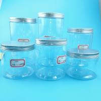 China Wide Mouth 100mm Diamater Plastic Screw Cap Jars For Candy for sale