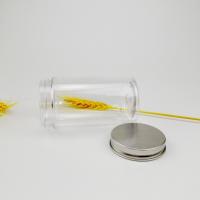 China ISO9001 Sliver Aluminum 31mm Plastic Screw Cap Jars for sale