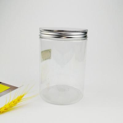 China ISO9001 Sliver Aluminum 31mm Plastic Screw Cap Jars for sale