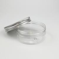 China 23mm Shoulder 100ml Plastic Screw Cap Jars Oblate Shape for sale