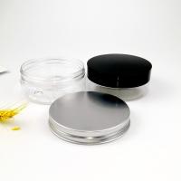 China 23mm Shoulder 100ml Plastic Screw Cap Jars Oblate Shape for sale