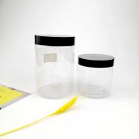 China OEM 23mm 89 Thread Clear PET Cosmetic Jar For Lotion for sale