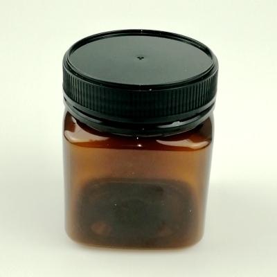 China 400ml Food Grade Amber Honey Jars With Screw Cap for sale