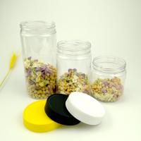 China Wide Mouth 450ml Plastic Food Storage Jars For Tea Coffee for sale