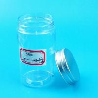 China Transparent 100mm 200ML Plastic Food Storage Cans BPA Free for sale