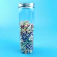 China Clear 180mm 370ml PET Sealed Plastic Food Cans With Lid for sale