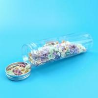 China Clear 180mm 370ml PET Sealed Plastic Food Cans With Lid for sale