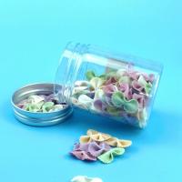 China Peanut 170 Ml Plastic Screw Jars With Aluminum Sliver Cap for sale