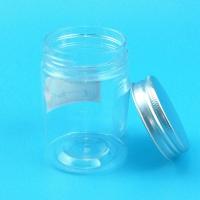 China Peanut 170 Ml Plastic Screw Jars With Aluminum Sliver Cap for sale