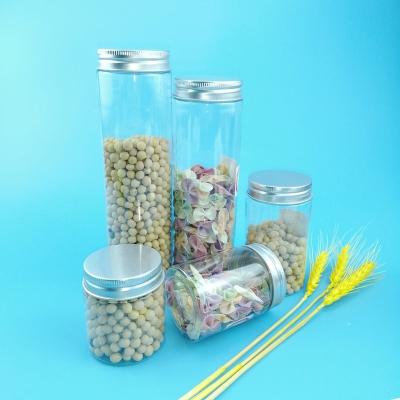 China 5.5cm Diameter 130ml 690ml Plastic Screw Cap Jars for sale