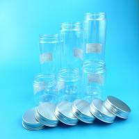 China 5.5cm Diameter 130ml 690ml Plastic Screw Cap Jars for sale