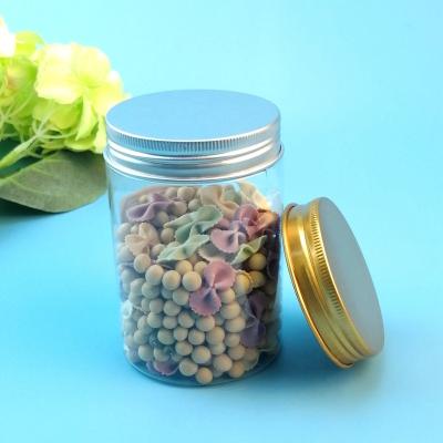 China 260ml 9oz Plastic Food Cans With Straight Edge Wide Mouth for sale