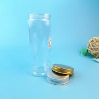 China Round Square 500ml 17oz Transparent Plastic Food Jars for sale