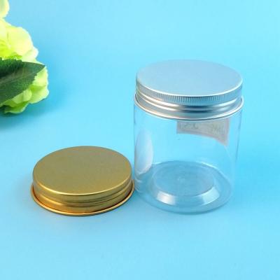 China 190ml 6.5oz Airtight Plastic Food Cans With Aluminum Screw Cap for sale