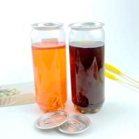China Food Grade Wear Resistant Plastic Beverage Jar 355ml For Soft Drinks for sale