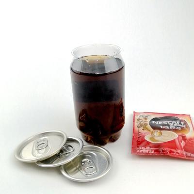 China Customized 310ml Small Clear Plastic Juice Bottles With Lids for sale