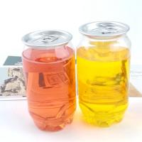China Full Size 202# 52mm 500ml 650ml Plastic Beverage Cans for sale