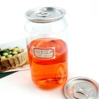 China Full Size 202# 52mm 500ml 650ml Plastic Beverage Cans for sale