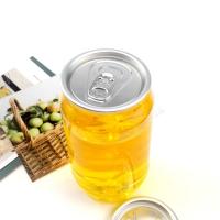 China OEM ODM Summer Drink 310ml Plastic Beverage Jar With Aluminum Lid for sale