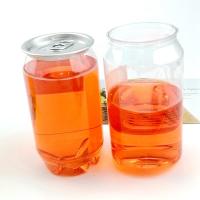 China Food Grade Wear Resistant Plastic Beverage Jar 355ml For Soft Drinks for sale