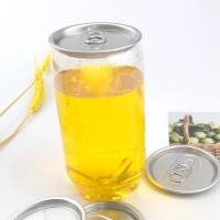China 126mm 375ml Clear Plastic Juice Bottle For Cold Beverage for sale
