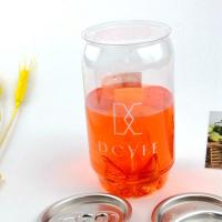China 206# 57mm Disposable Plastic Beverage Cans For Juice for sale