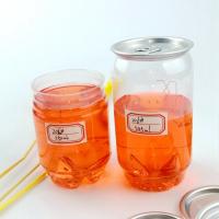 China 206# 57mm Disposable Plastic Beverage Cans For Juice for sale