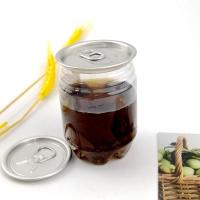 China 250ml Juice Bottle Easy Open Can With Aluminum SOT Lid for sale