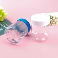 China 600ml Capacity butter Round Plastic Screw Top Containers BPA Free for sale