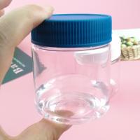 China PP Screw Cap Wide Mouth 150ml Round Plastic Containers For Candy for sale