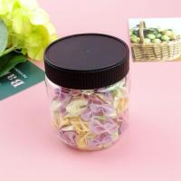 China Wide Mouth Round 250ml Airtight Plastic Food Jars Straight Sided for sale