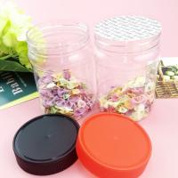 China 600ml Capacity butter Round Plastic Screw Top Containers BPA Free for sale
