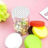 China Foam Gasket Clear 450ml Plastic Food Storage Jars For Dry Food Snacks for sale