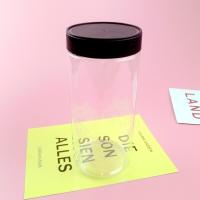 China 600ml Capacity butter Round Plastic Screw Top Containers BPA Free for sale