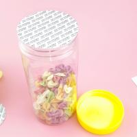 China 600ml Capacity butter Round Plastic Screw Top Containers BPA Free for sale